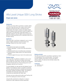 Alfa Laval Unique Single Seat Valves | Harco Supply, Ontario