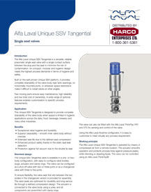 Alfa Laval Unique Single Seat Valves | Harco Supply, Ontario