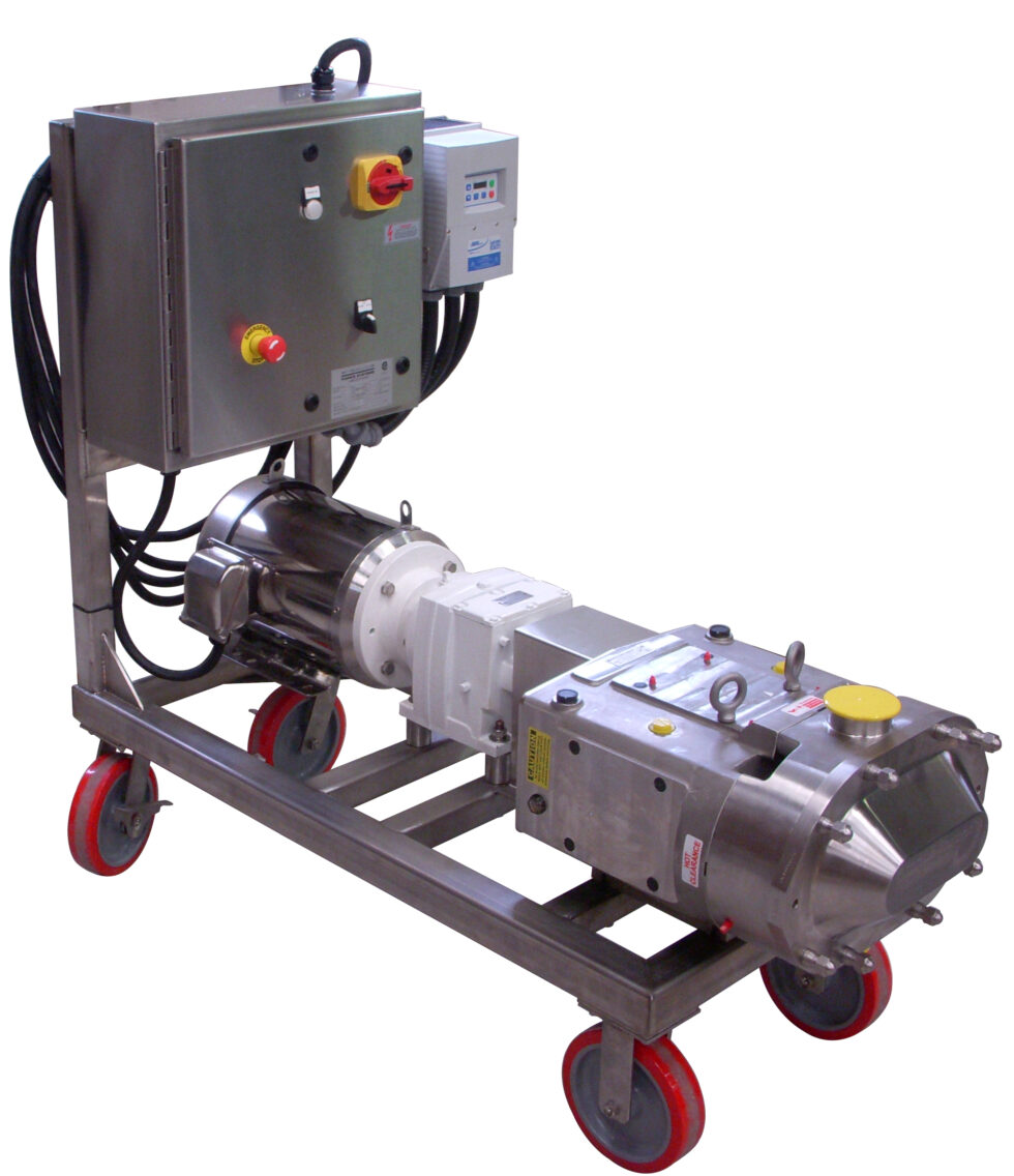 Custom Sanitary Positive Displacement Pump Carts | Harco Supply, Ontario