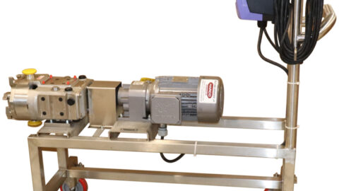 Custom Sanitary Positive Displacement Pump Carts | Harco Supply, Ontario