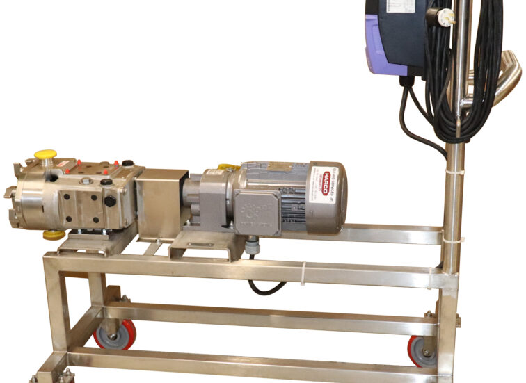 Custom Sanitary Positive Displacement Pump Carts | Harco Supply, Ontario